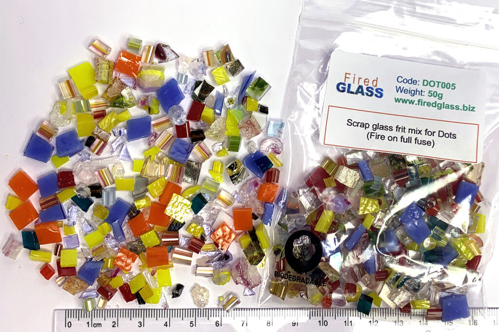 Scrap Glass Frit Mix for Dots – FiredGlass