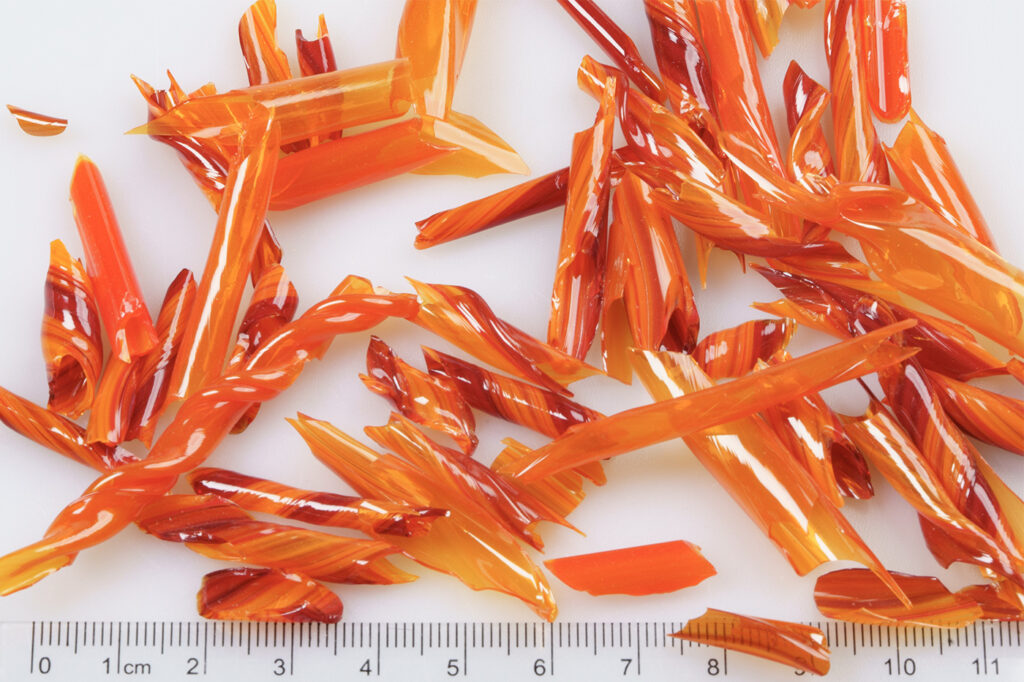 Red Mix Vitrigraph Confetti Glass – FiredGlass